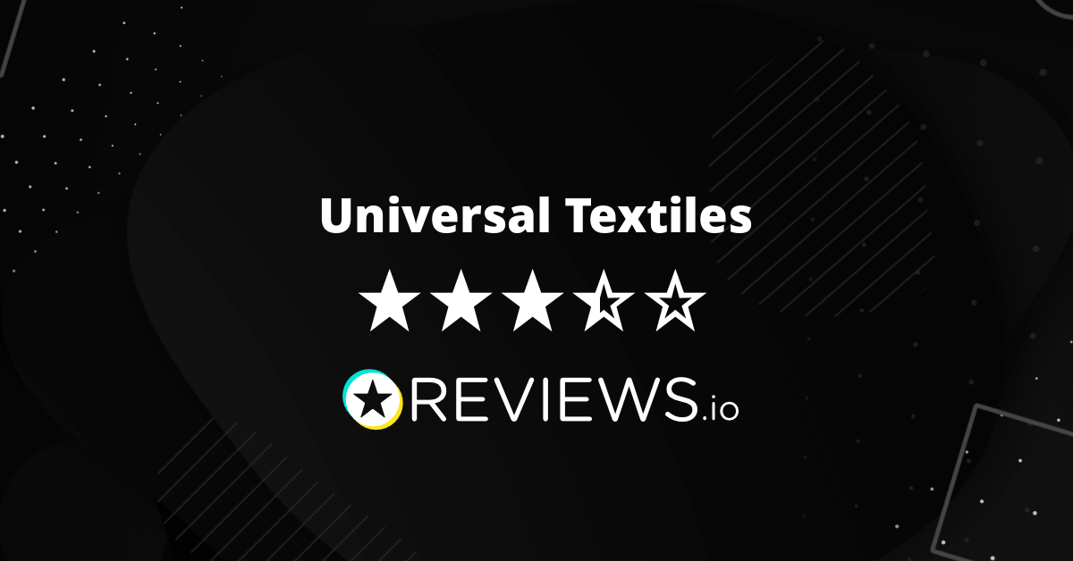 Universal Textiles Reviews - Read 27 Genuine Customer Reviews